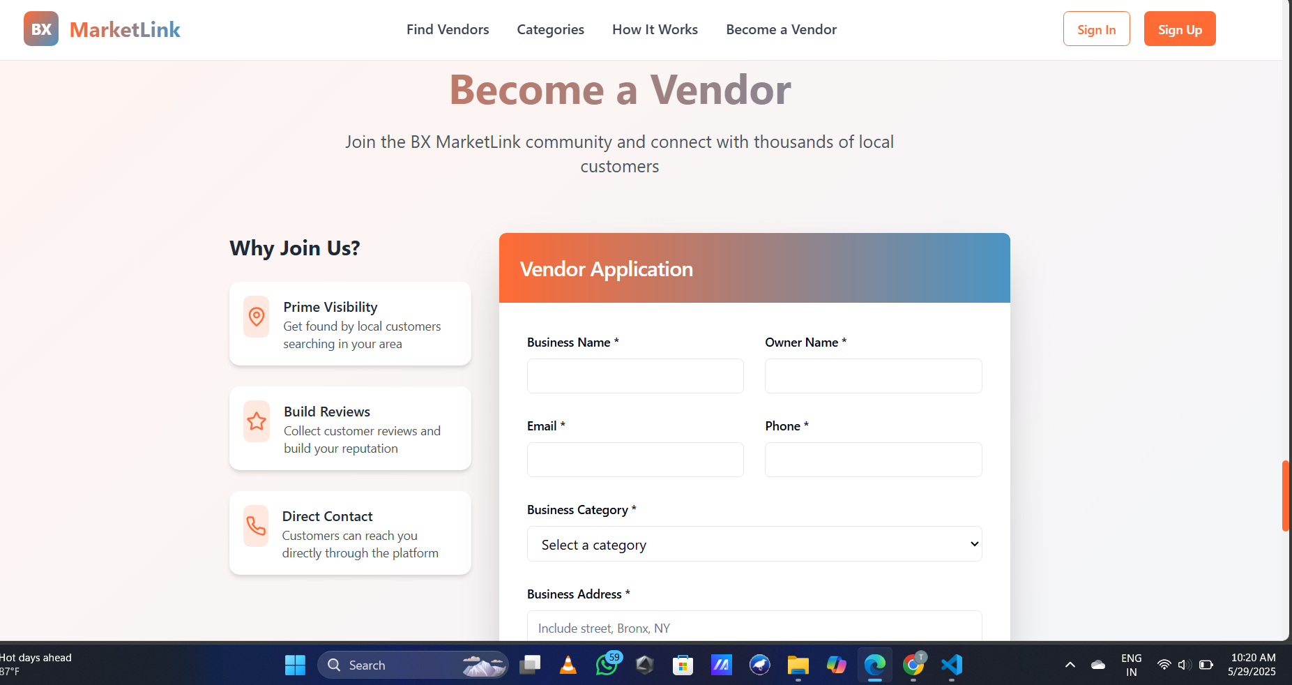 BX MarketLink Project | Devpost