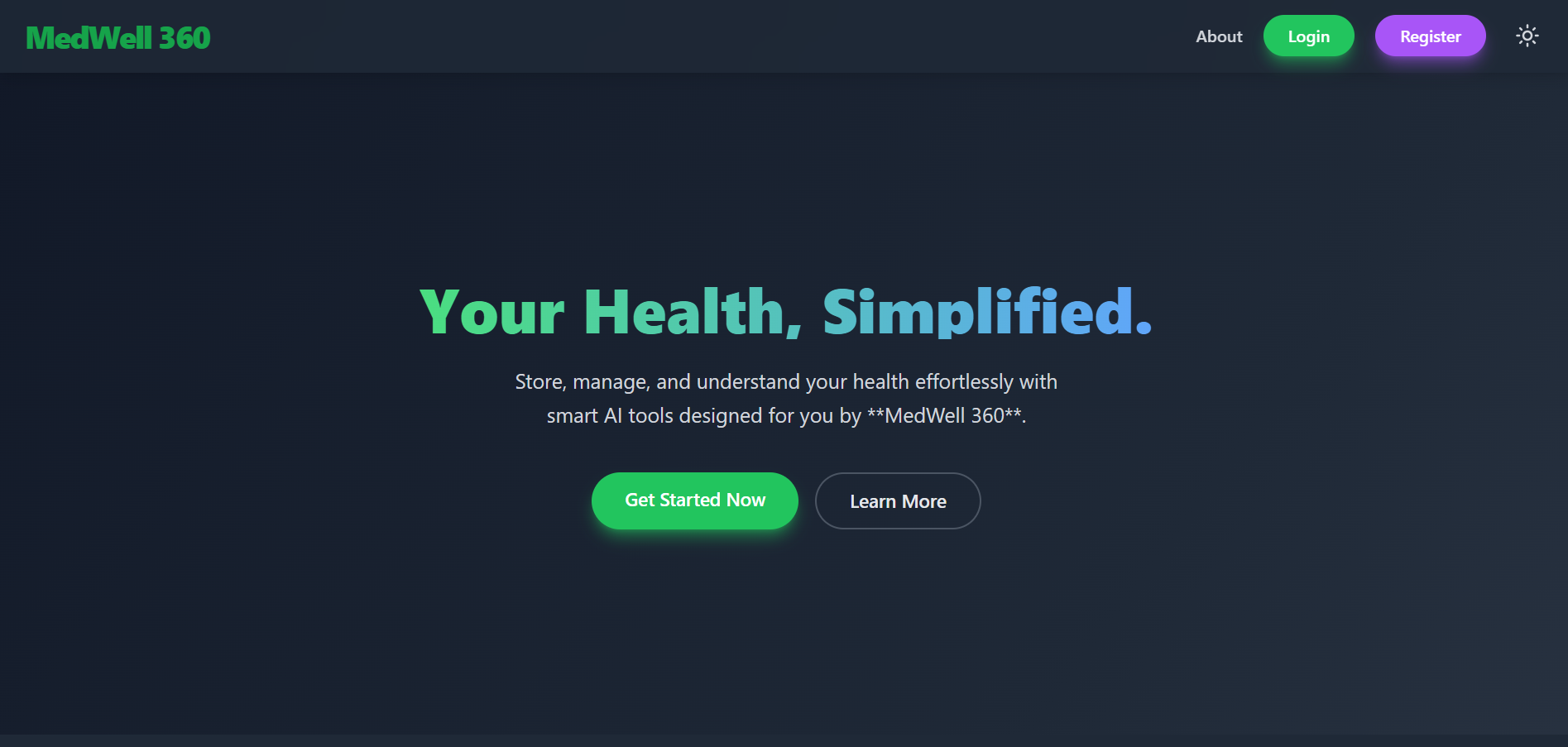 MedWell 360 | Devpost