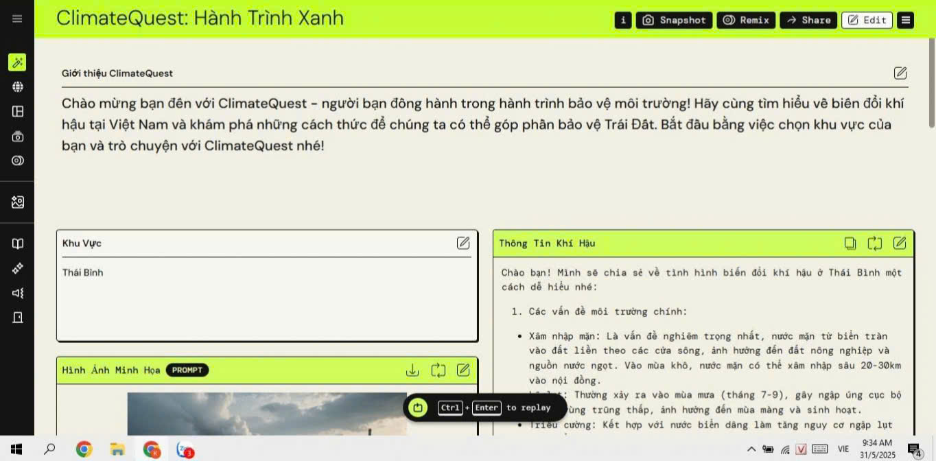 ClimateQuest: Hành Trình Xanh | Devpost
