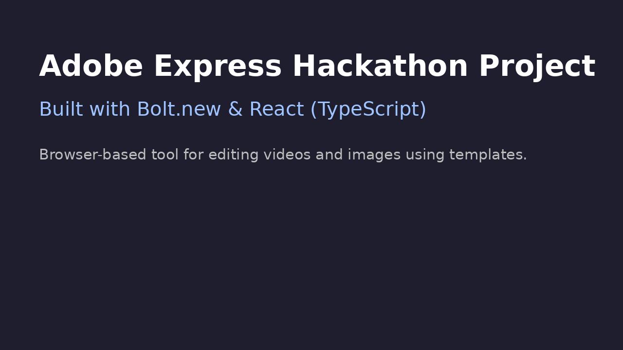 Adobe Project | Devpost