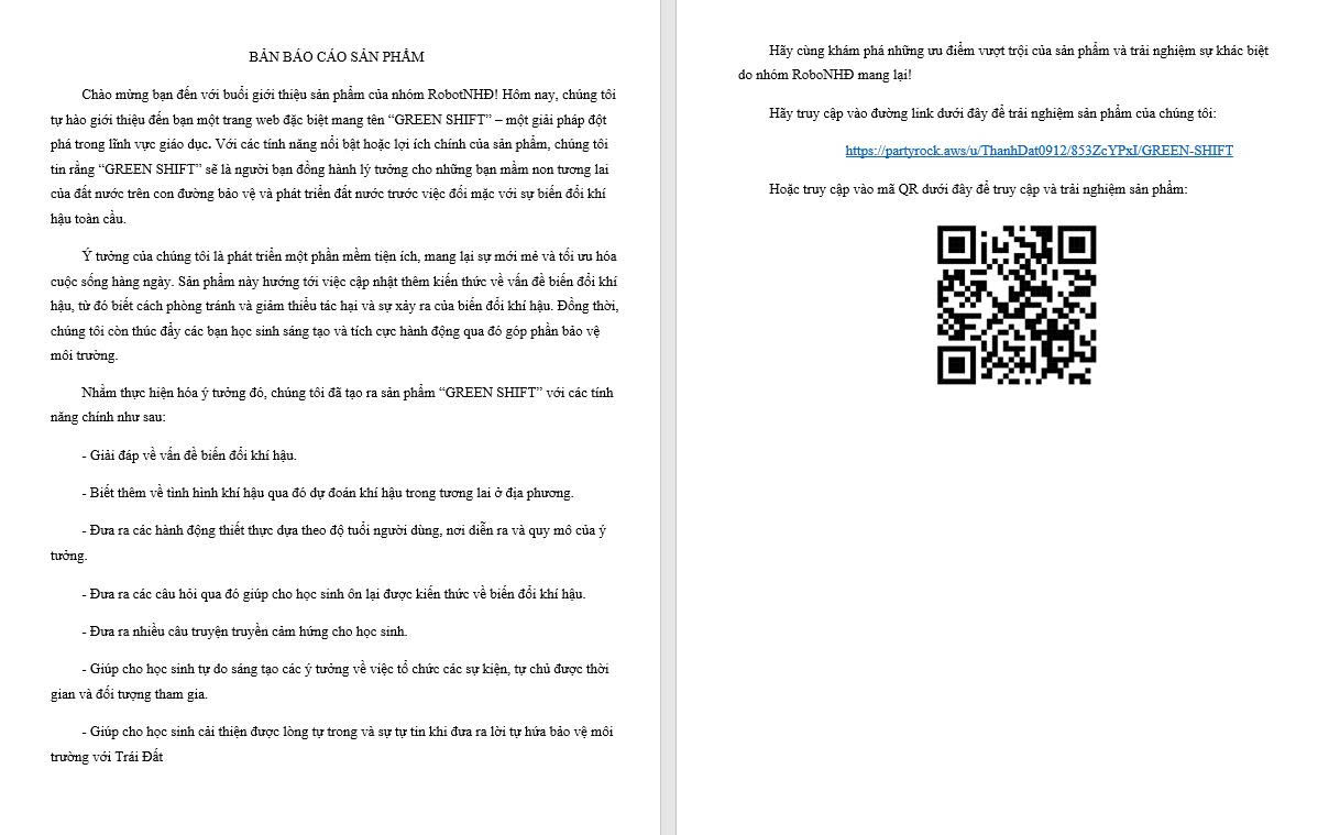 FU0477_GREEN SHIFT | Devpost