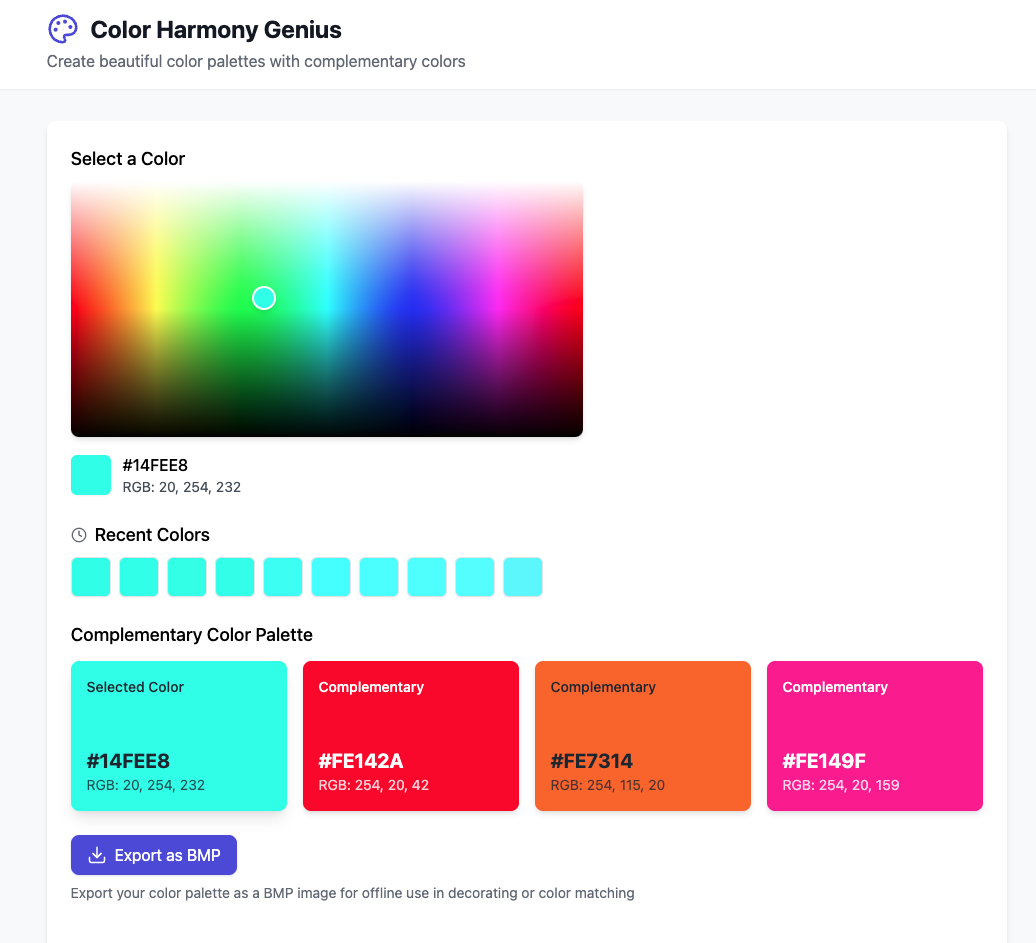 Color Harmony Genius | Devpost