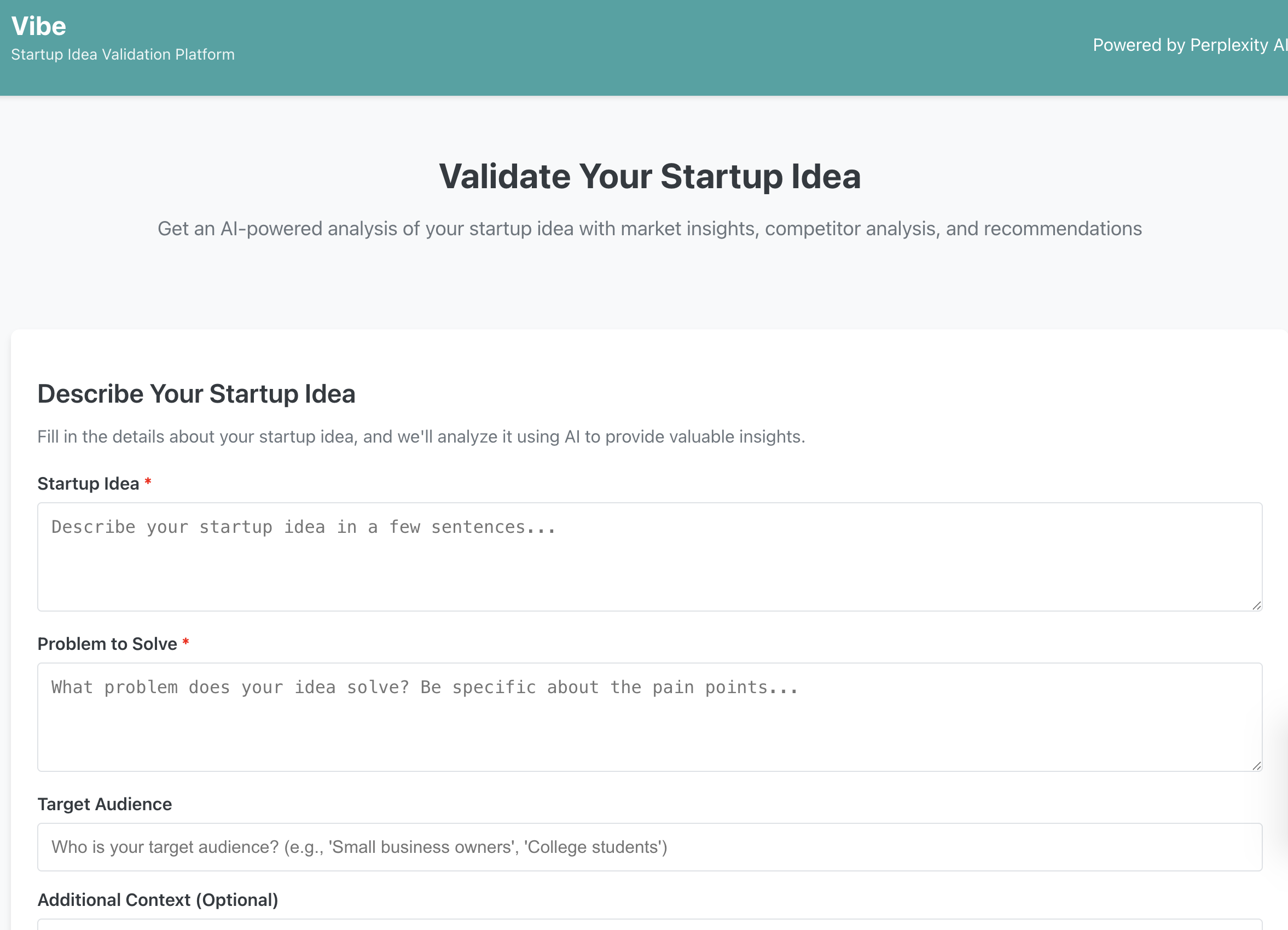 Vibe Startup | Devpost