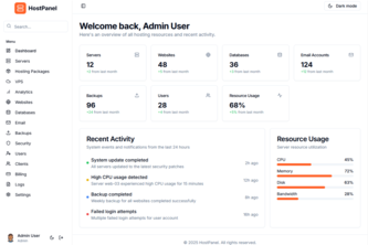 Hosting Panel | Devpost