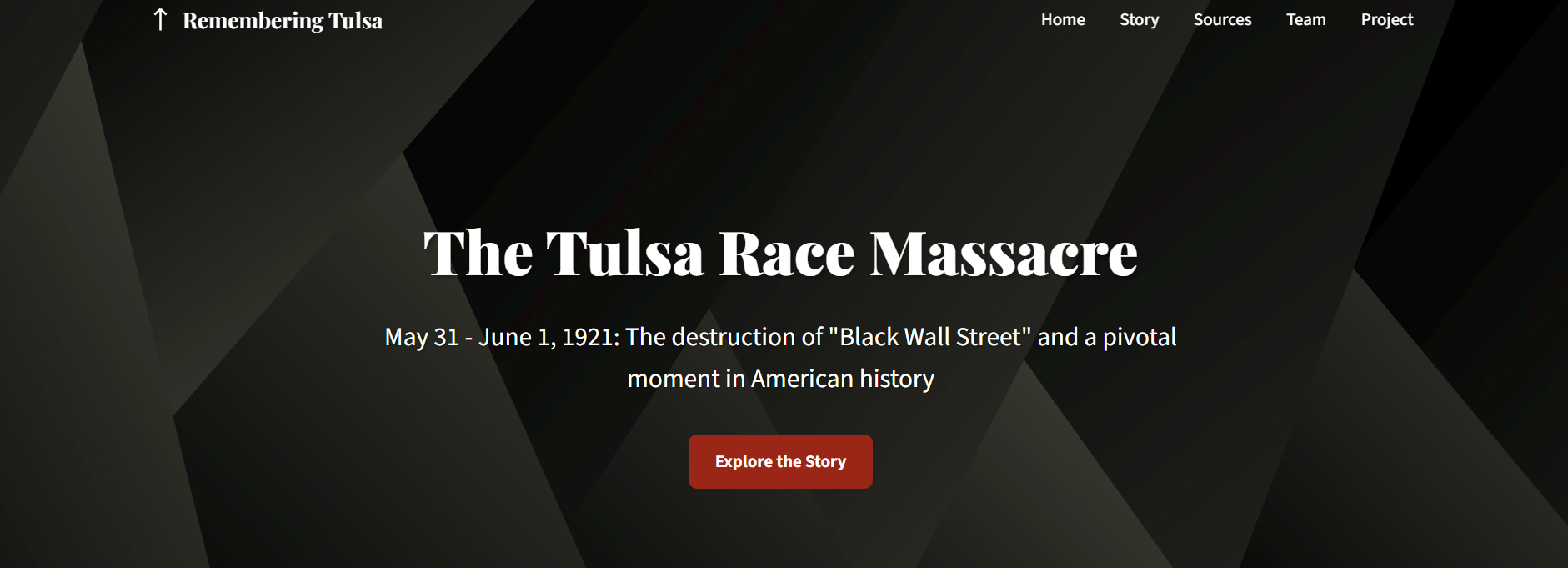Remembering Tulsa | Devpost