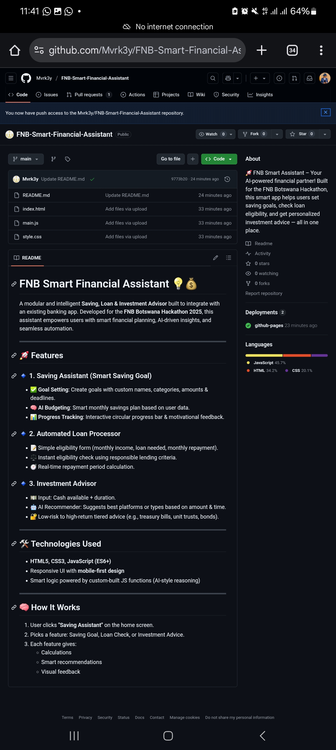 FNB Smart Financial Assistant | Devpost