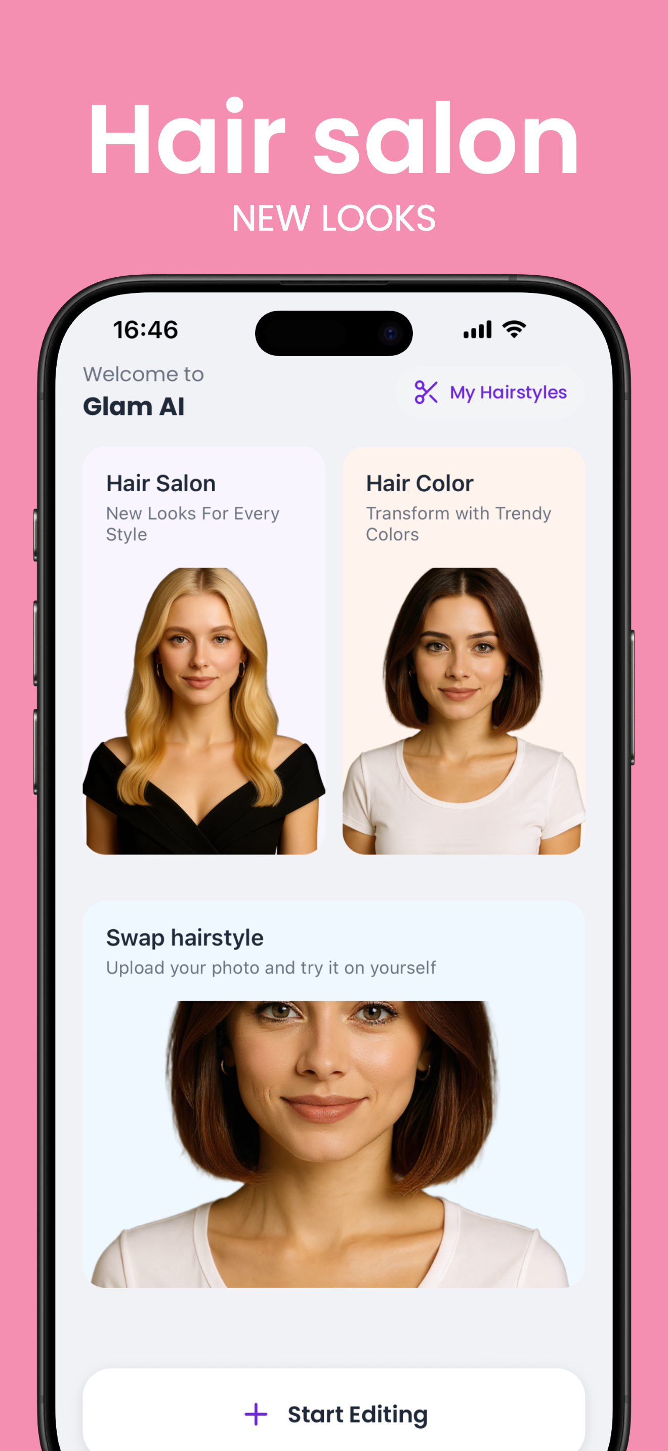Hairstyle Try On - GlamurAI | Devpost