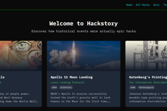 A Gamified History Experience | Devpost
