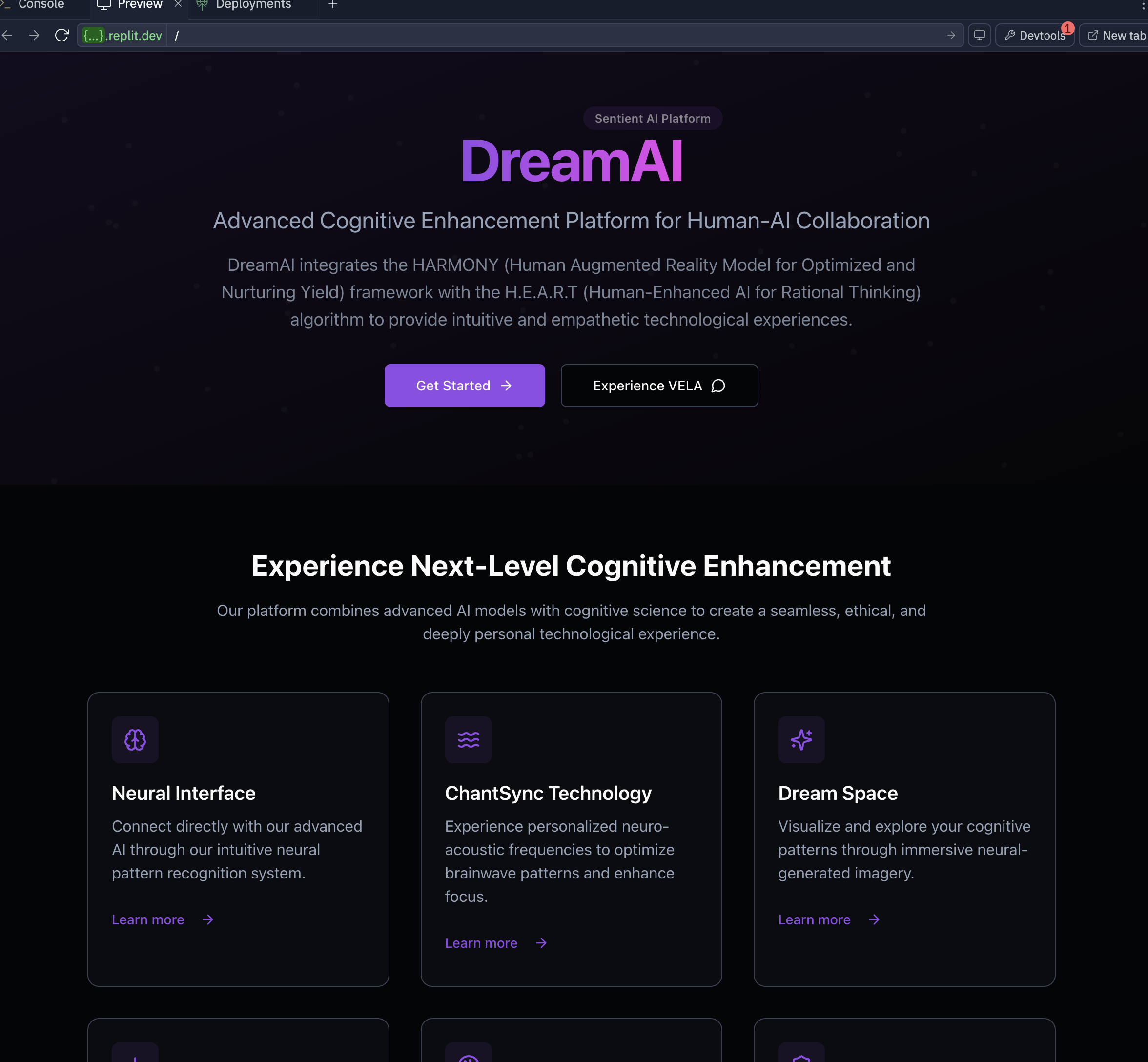 DREAM AI | Devpost