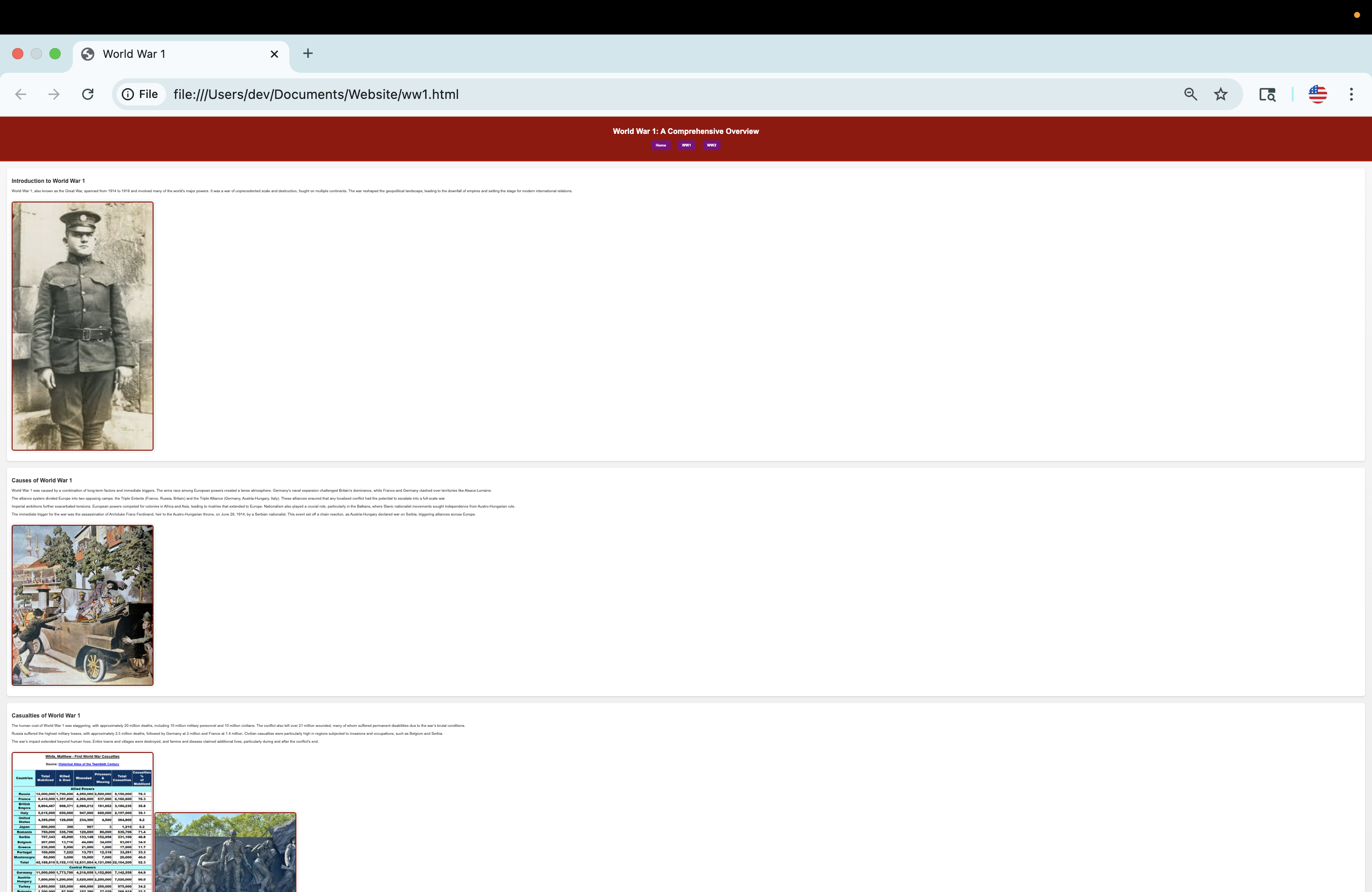 WW1 and WW2 | Devpost