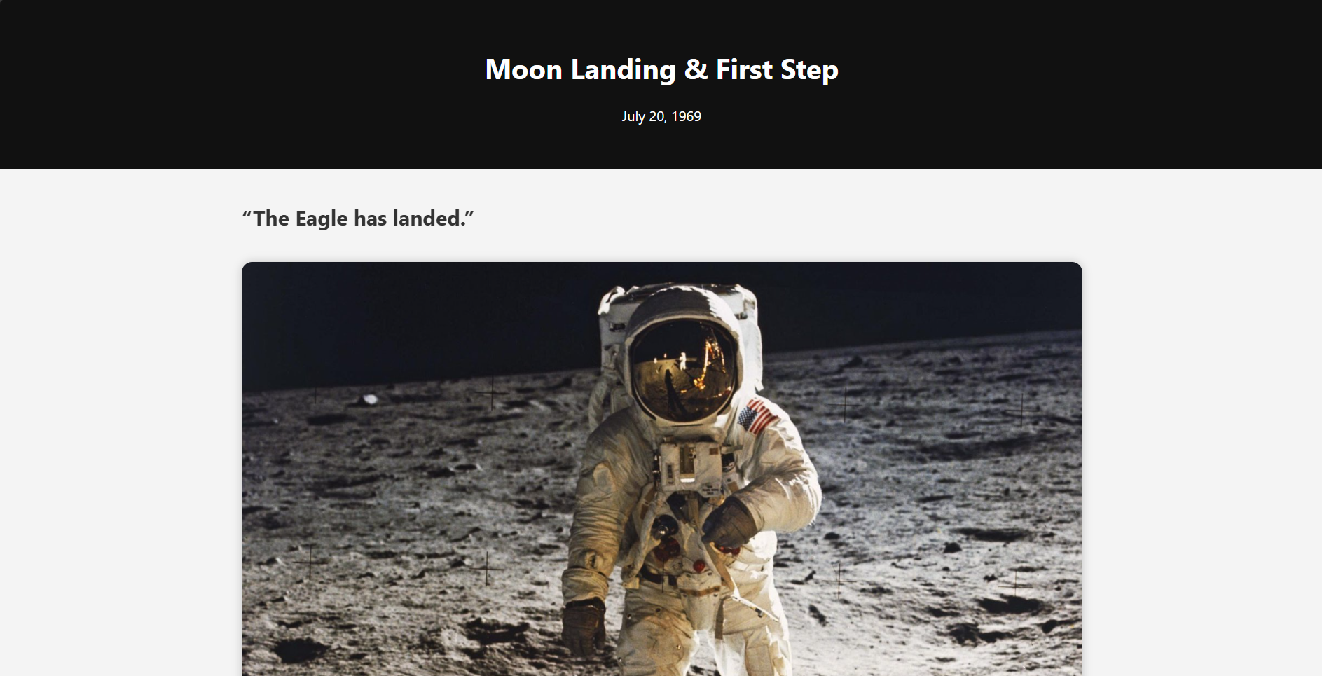 moon-landing-website | Devpost