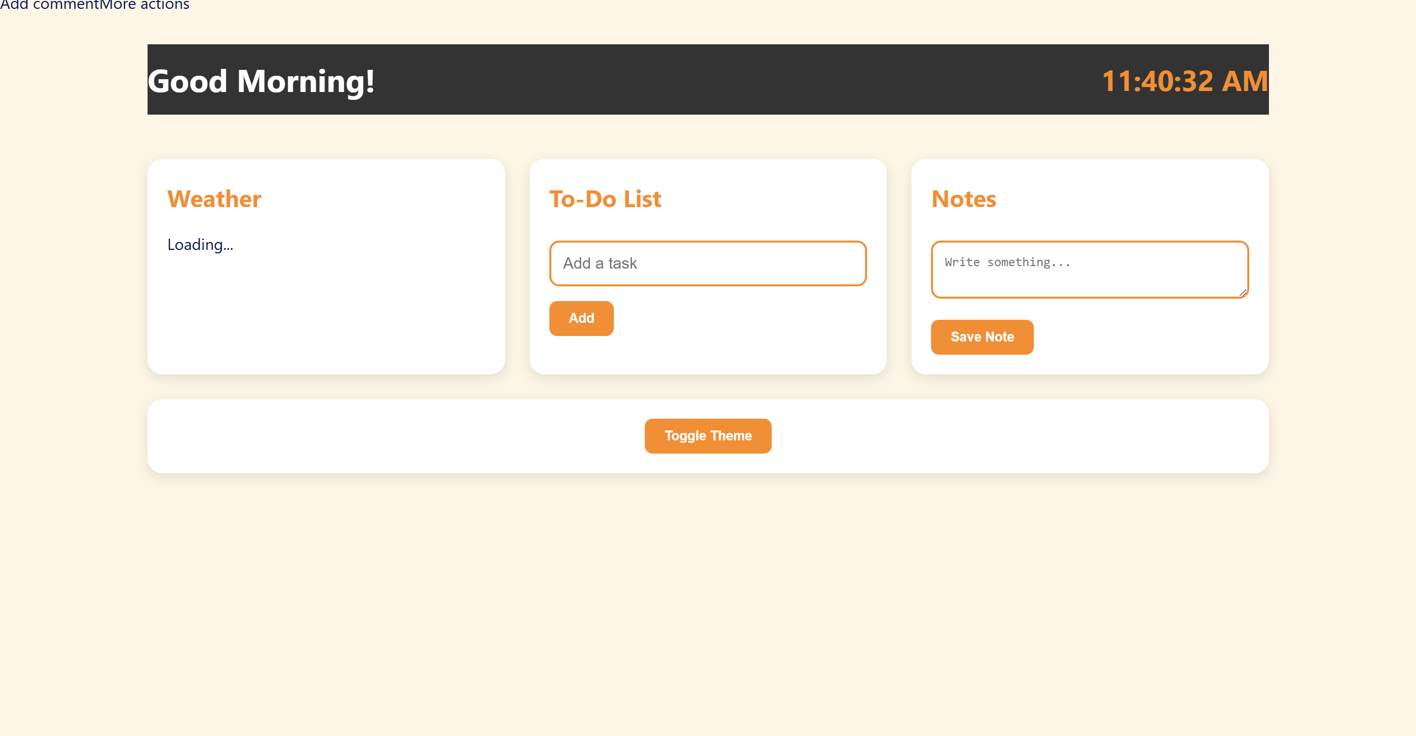 Smart dashboard | Devpost
