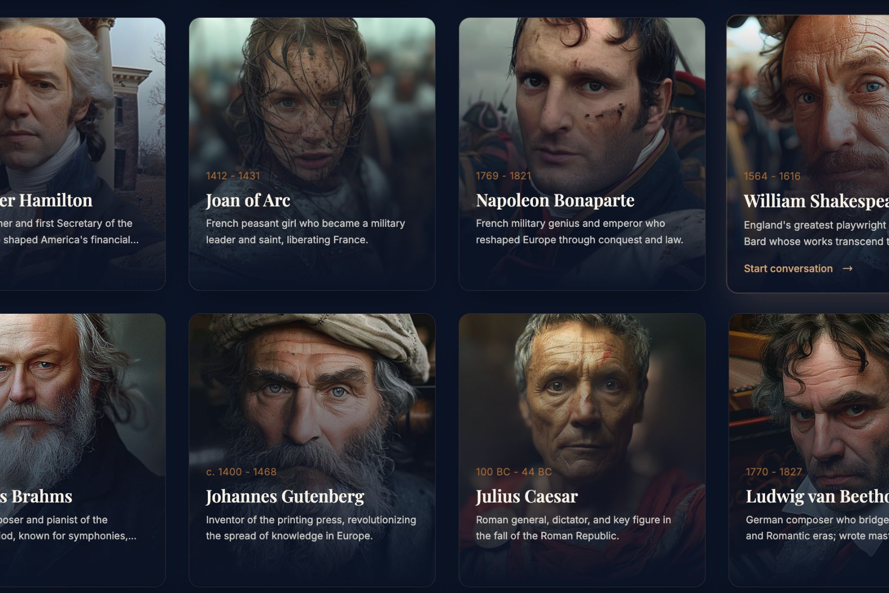 Conversations With History | Devpost