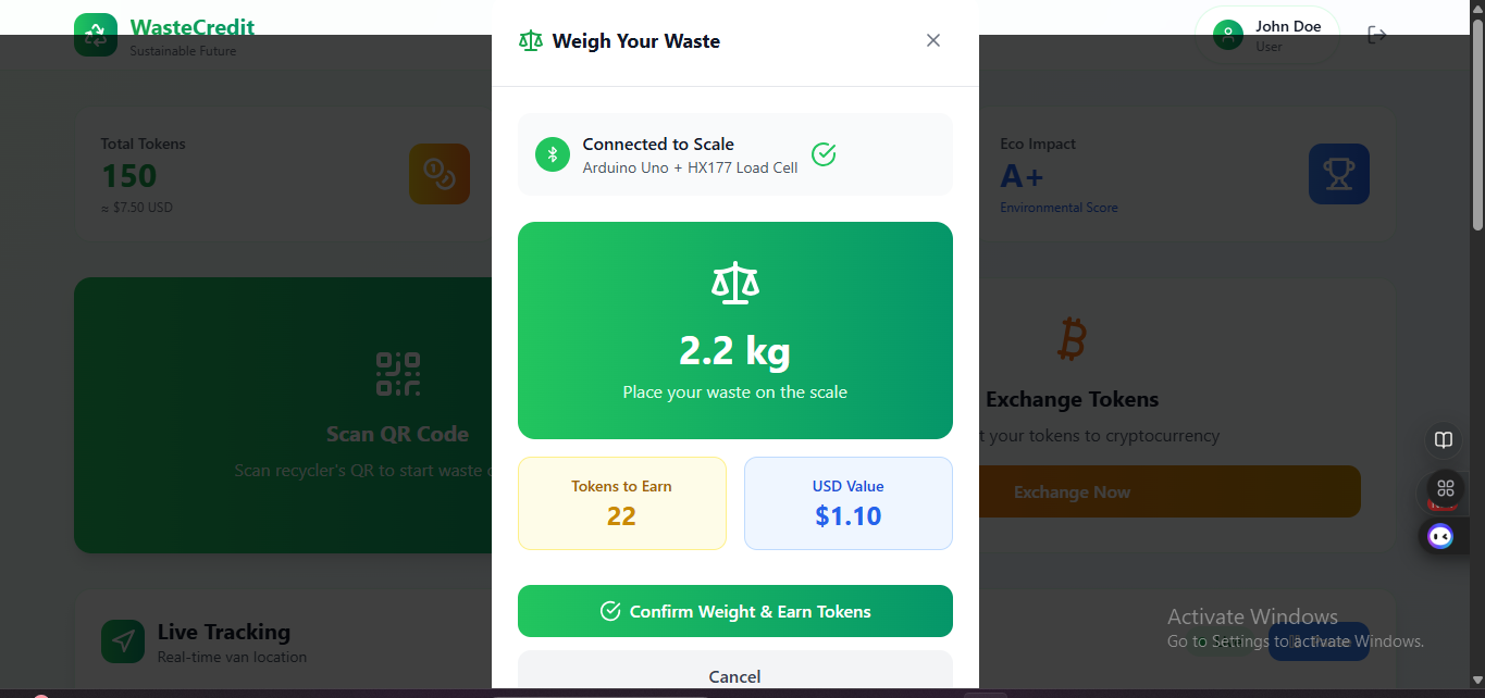 waste-credit system | Devpost