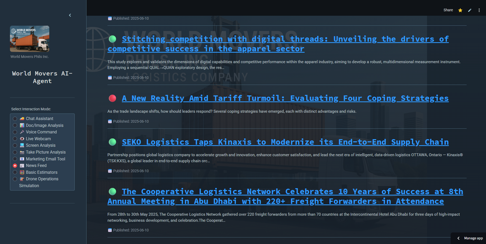 World Movers AI-Agent Drone, Customer Service, & Marketing | Devpost