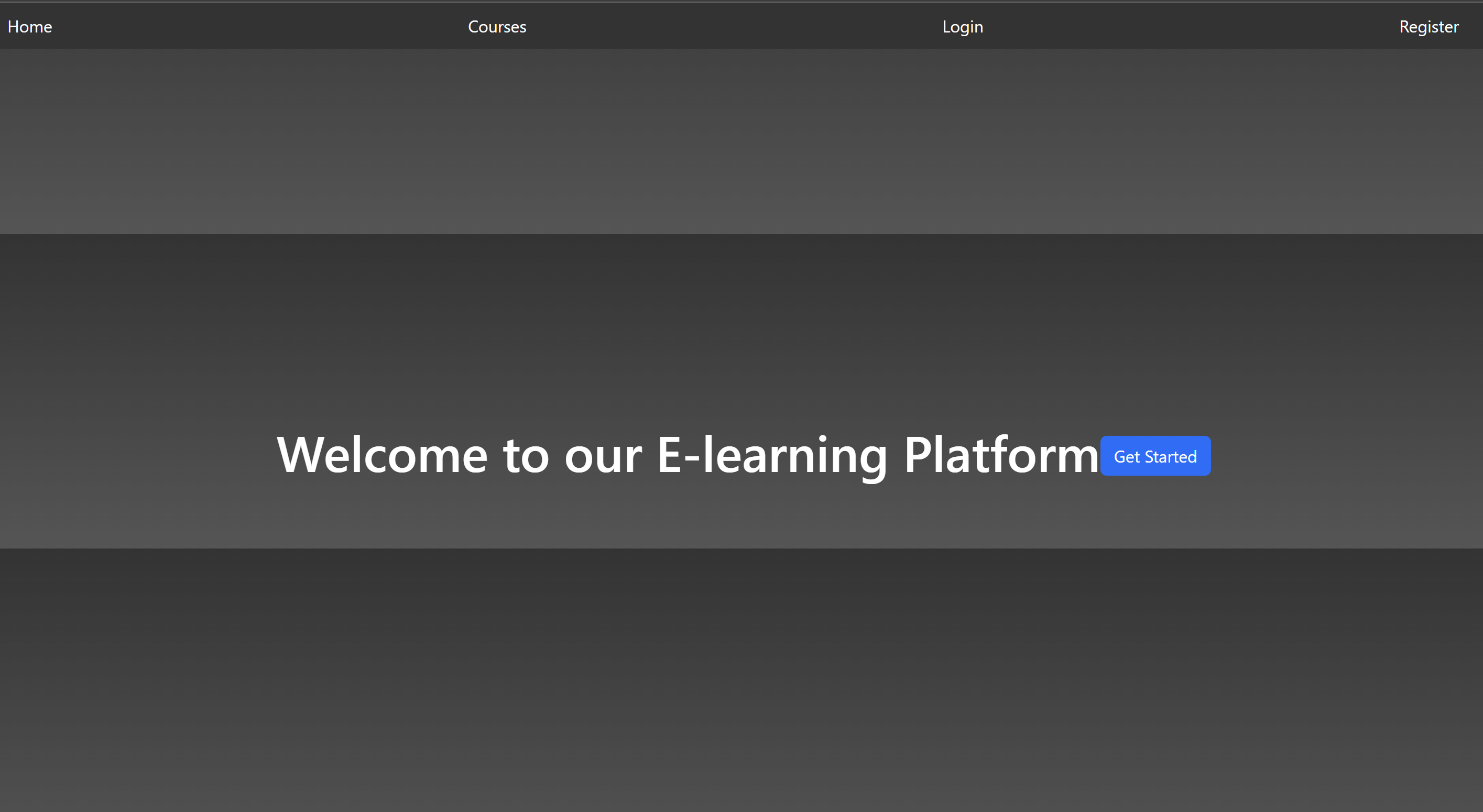 E-learning platform UI | Devpost
