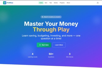 FinWise - Gamified Financial Literacy App | Devpost