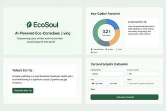 EcoSoul: AI-Powered Eco-Conscious Living | Devpost