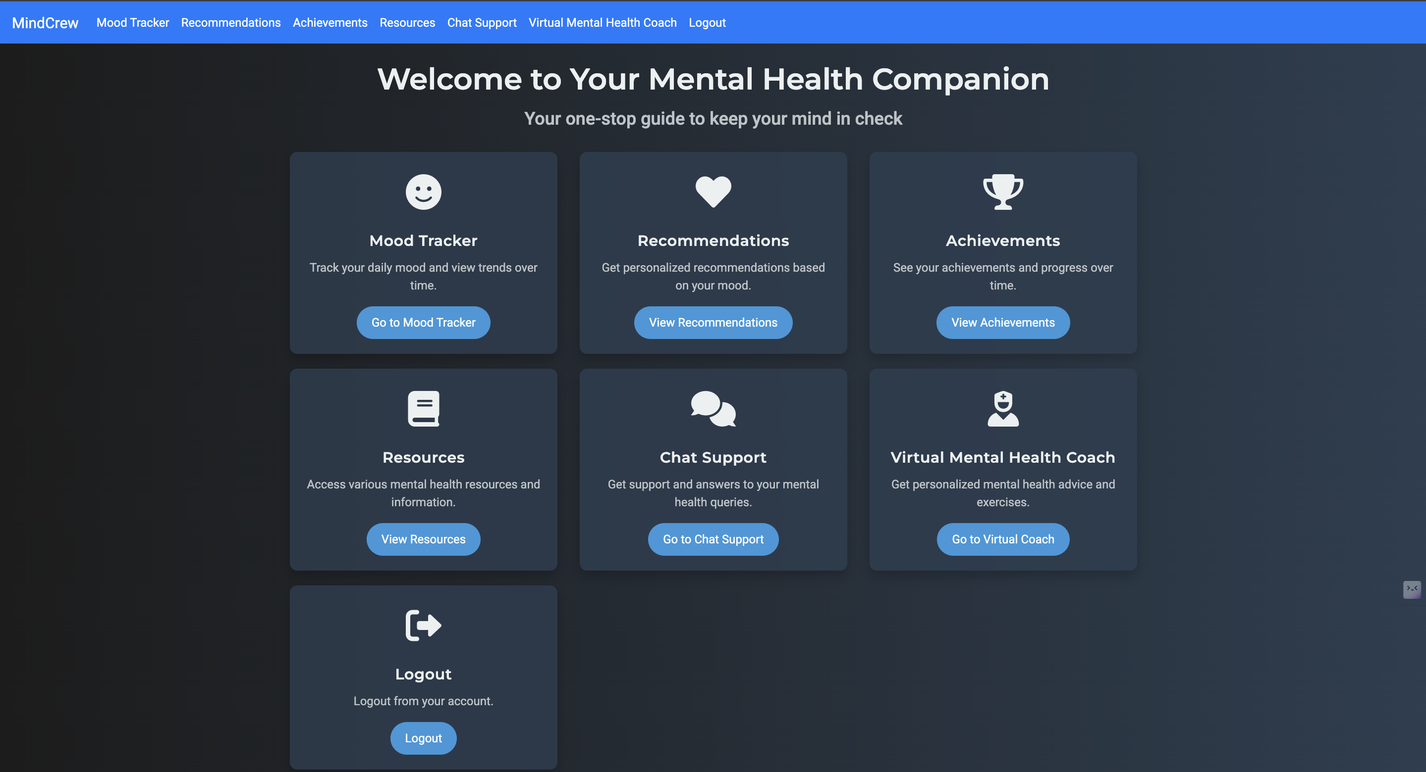 MindCrew: AI-Powered Mental Health Companion | Devpost