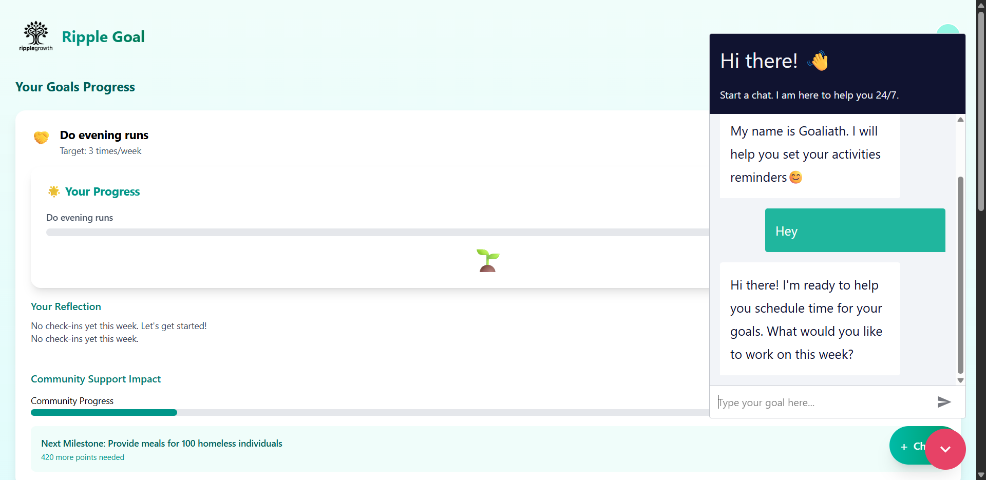 Ripple Goal | Devpost