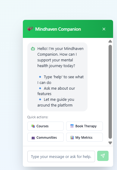 Mindhaven - Women's mental health platform | Devpost