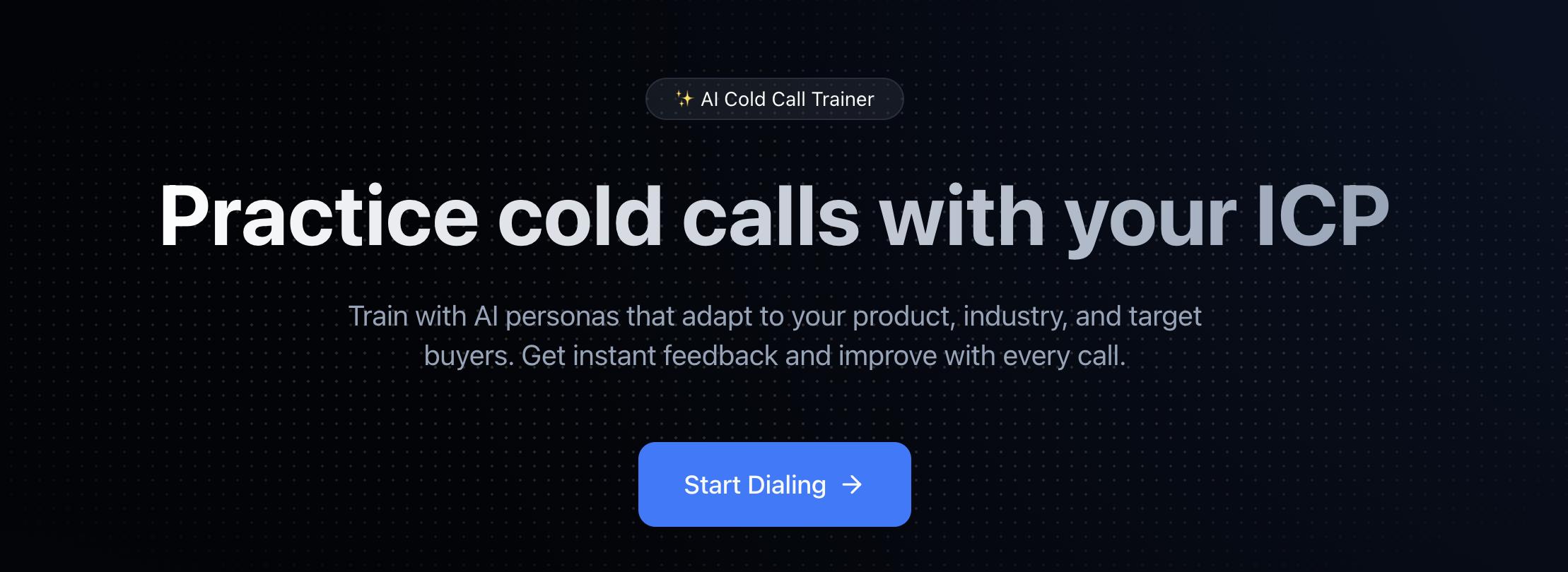 synthframe - AI Cold Call Trainer | Devpost