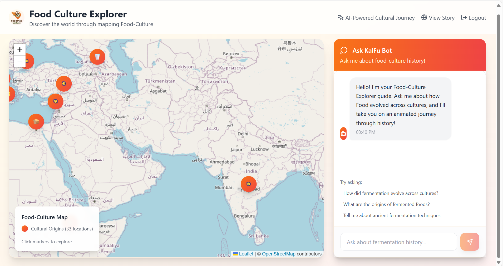 Food-Culture Map | Devpost