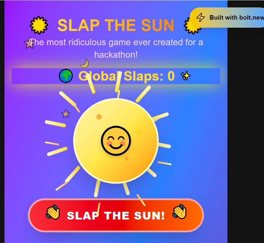 slap the sun | Devpost
