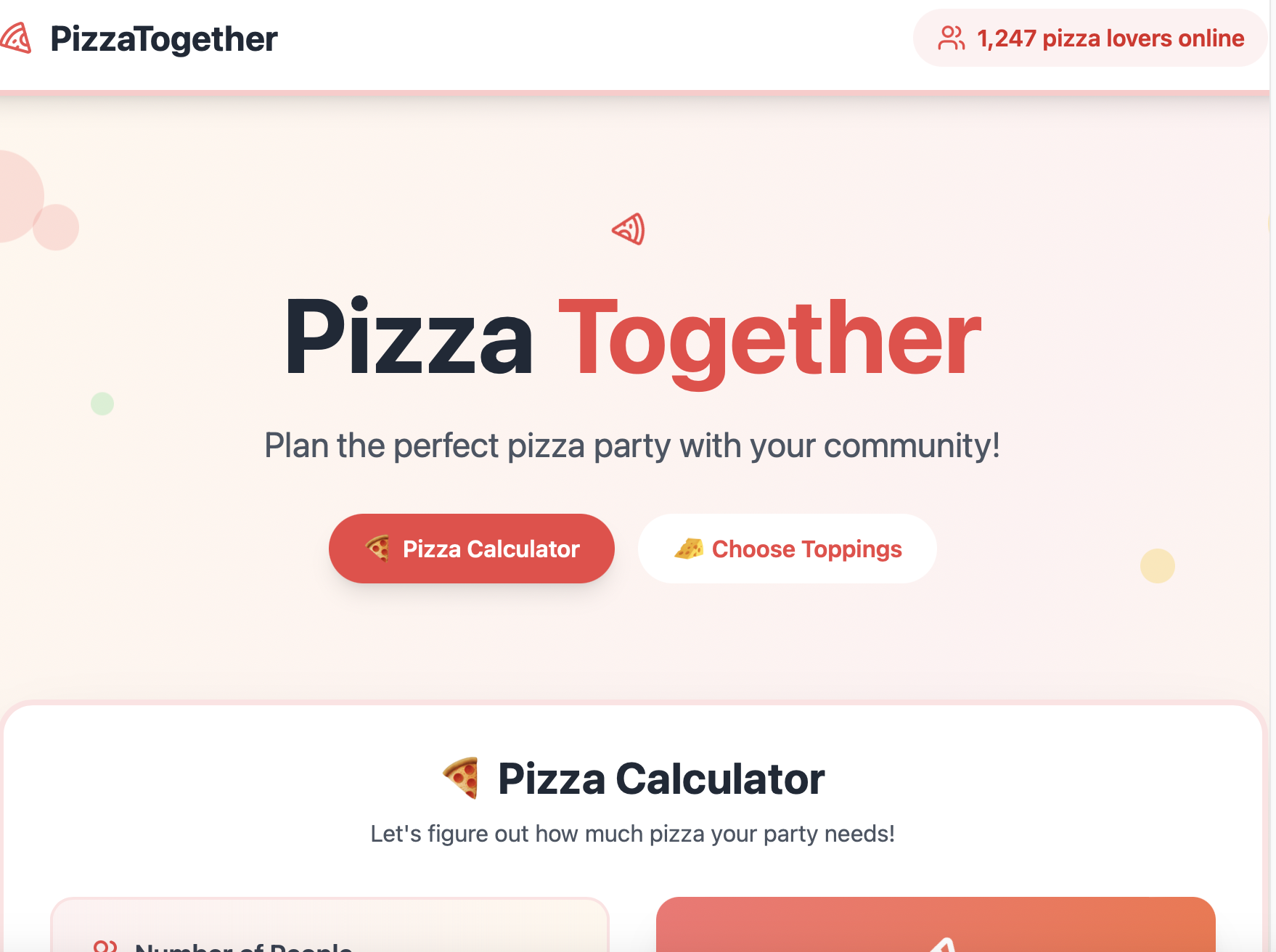 Pizza Party planner | Devpost
