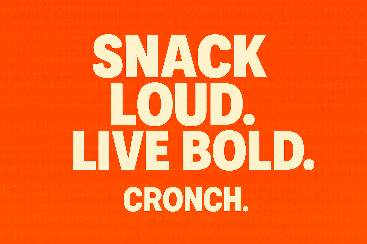 CRONCH A Snacking Brand | Devpost