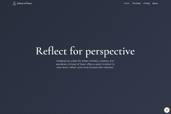 Echoes Of Dawn – Digital Oracle Experience | Devpost