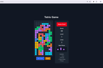 Build Tetris Game Using Amazon Q Developer | Devpost