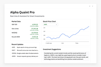 Alpha Quaint Pro – AI Financial Assistant | Devpost