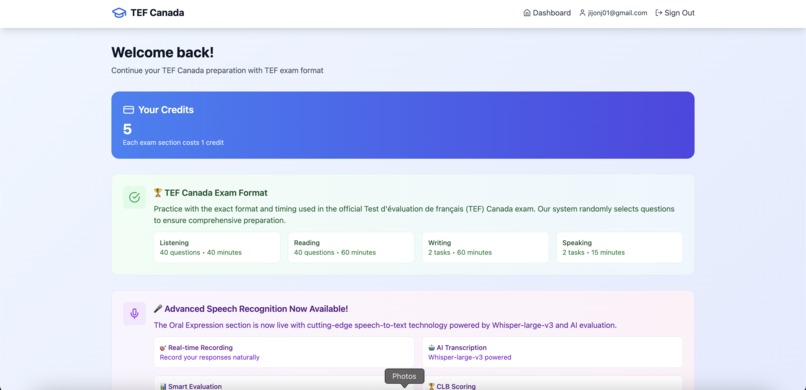 TEF Canada Exam Prep | Devpost