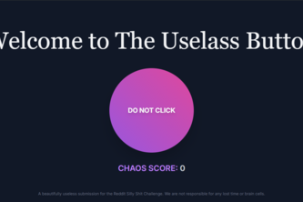 The Useless Button | Devpost