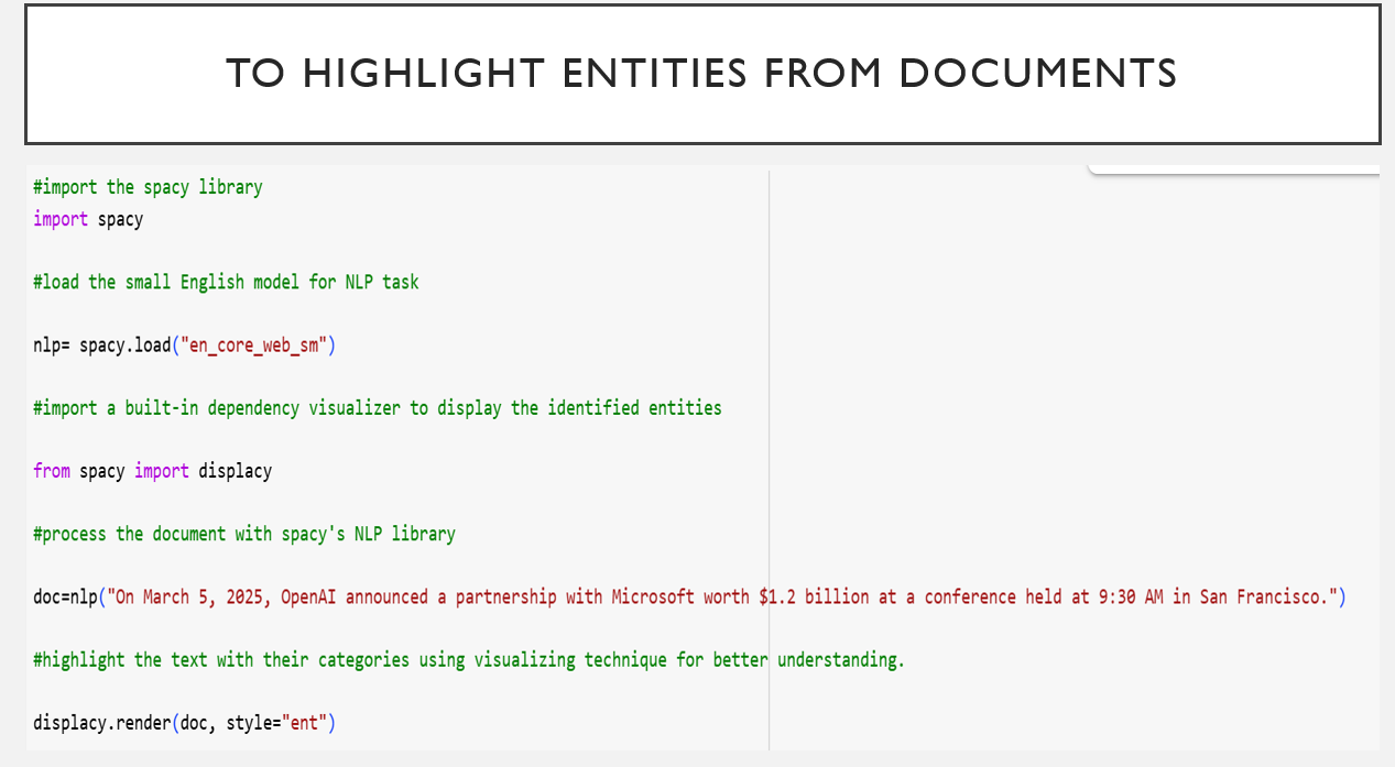 Named Entity Recognition | Devpost