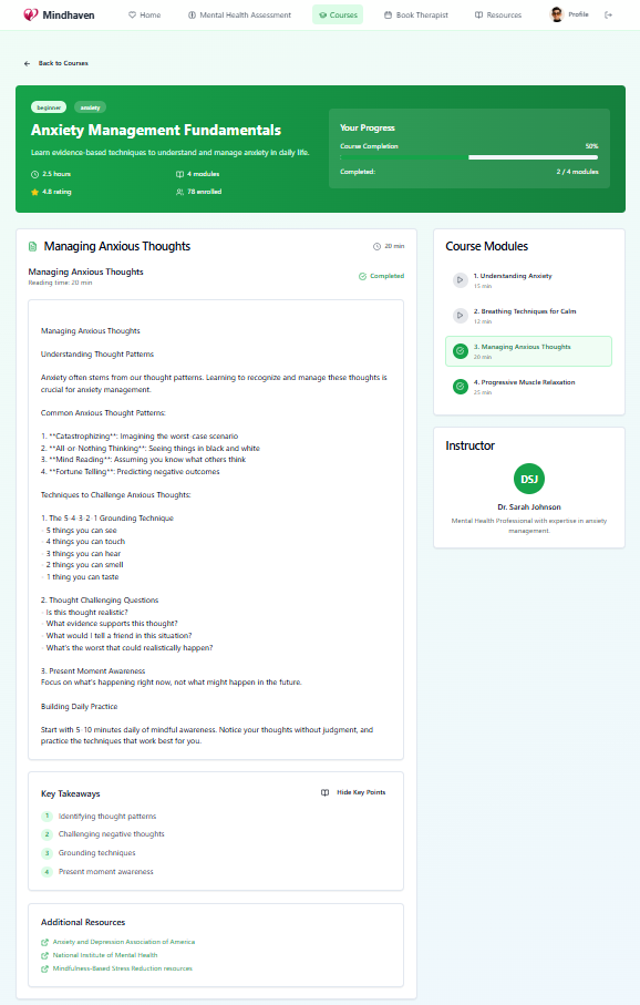 Mental health platform | Devpost