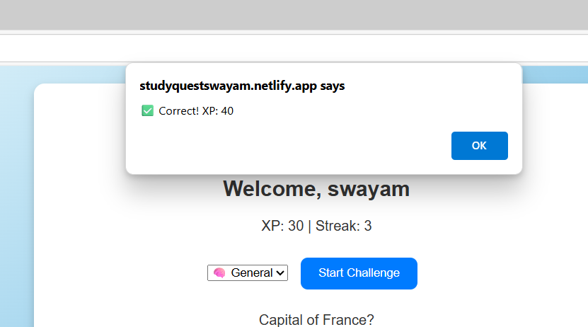 StudyQuest: Gamified Student Learning | Devpost
