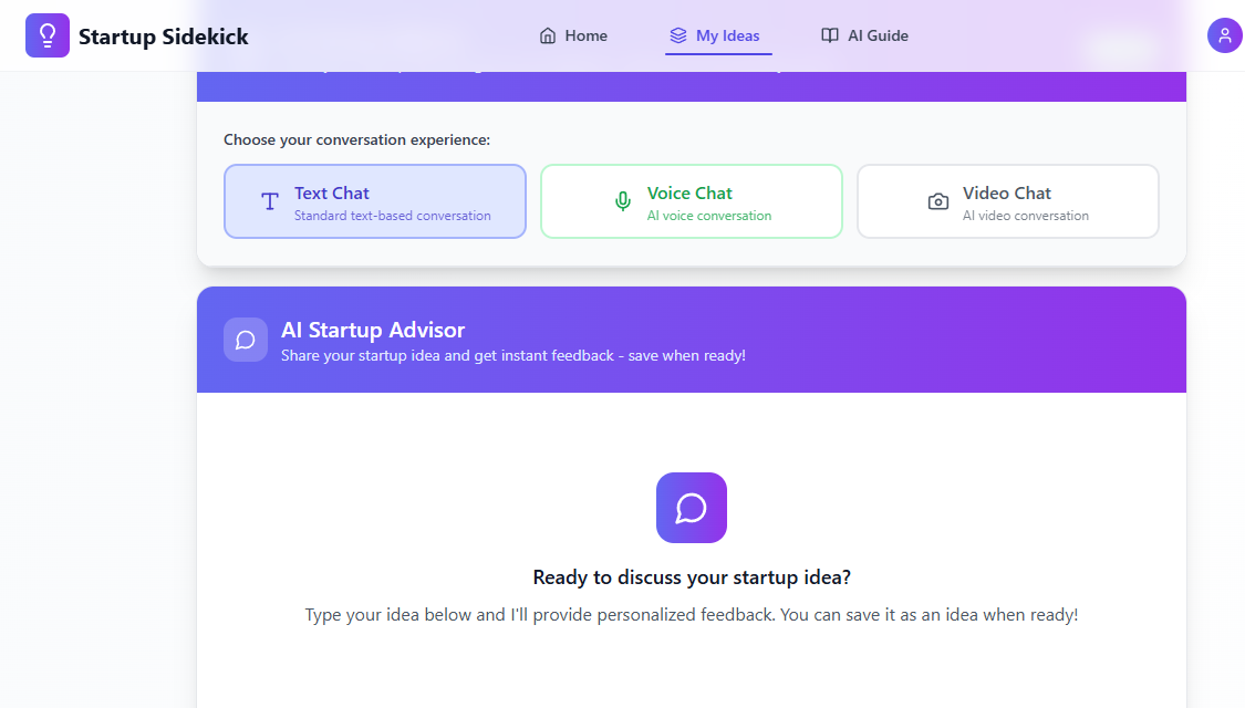 Startup Sidekick | Devpost