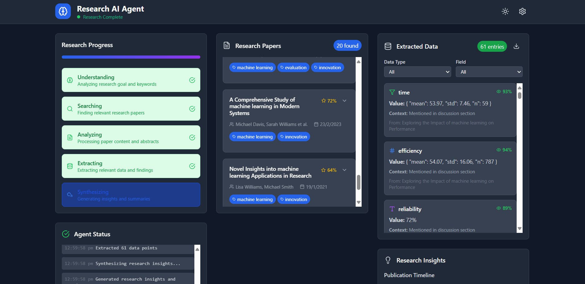 agentic ai research partner | Devpost