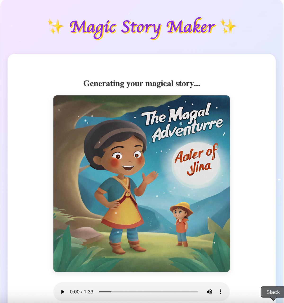 AI Story teller | Devpost