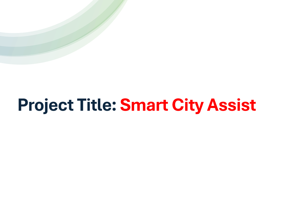 Smart City Assist | Devpost