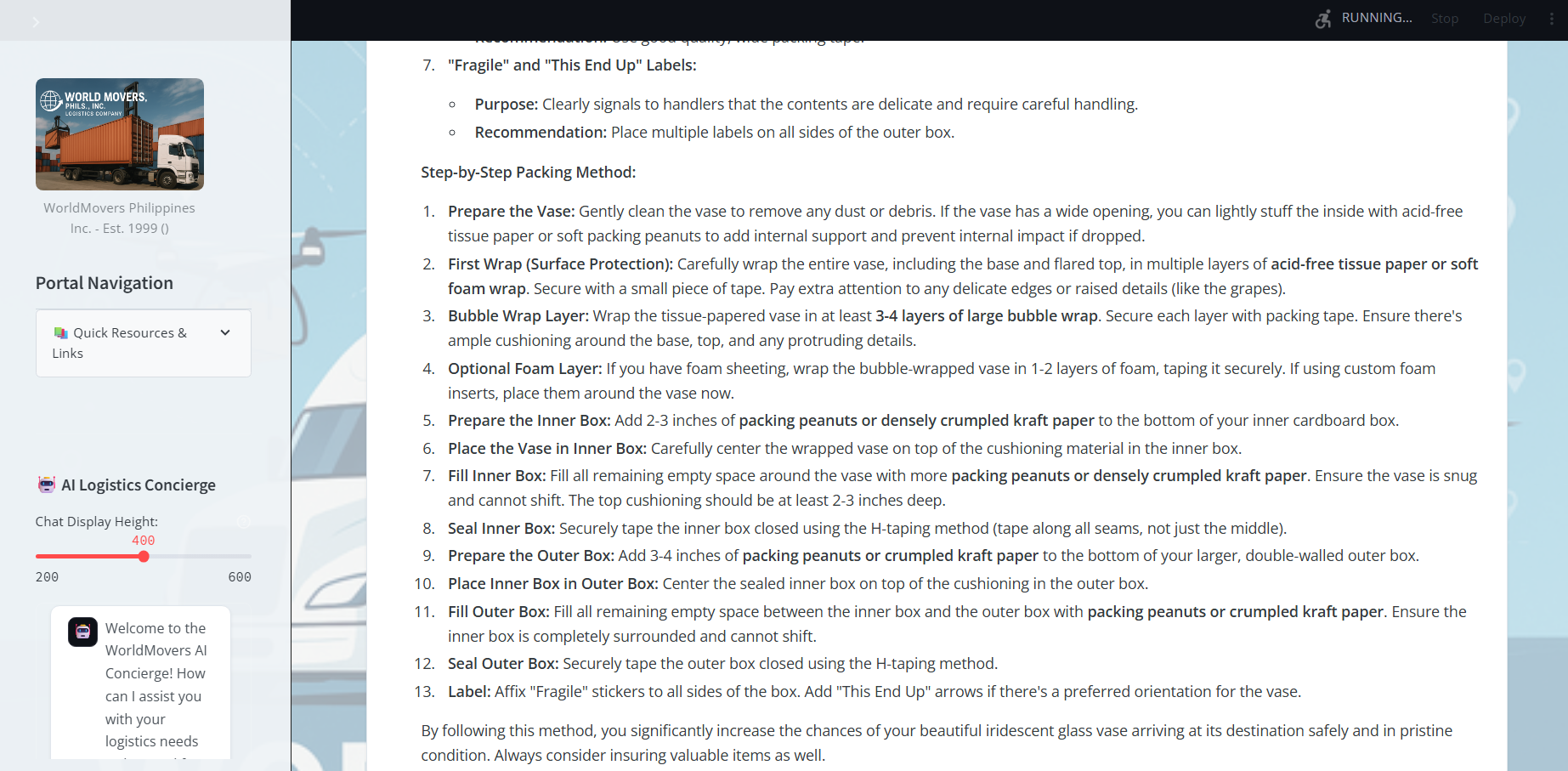WorldMovers Advanced Logistics Hub (ADK Edition v3.2 Expand) | Devpost