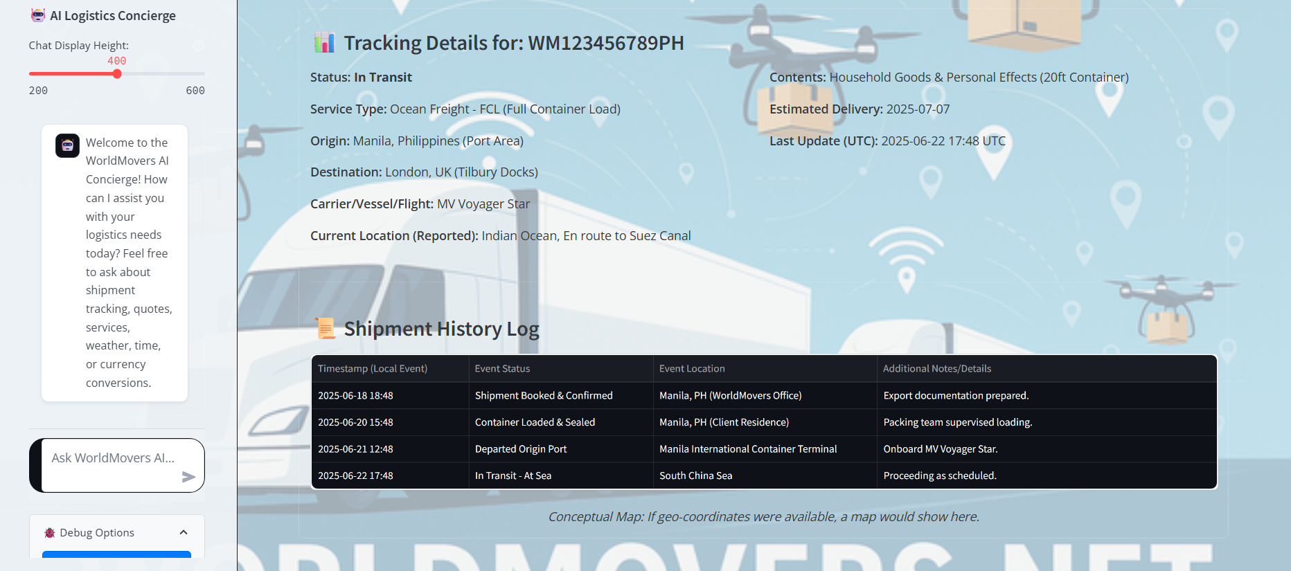 WorldMovers Advanced Logistics Hub (ADK Edition v3.2 Expand) | Devpost