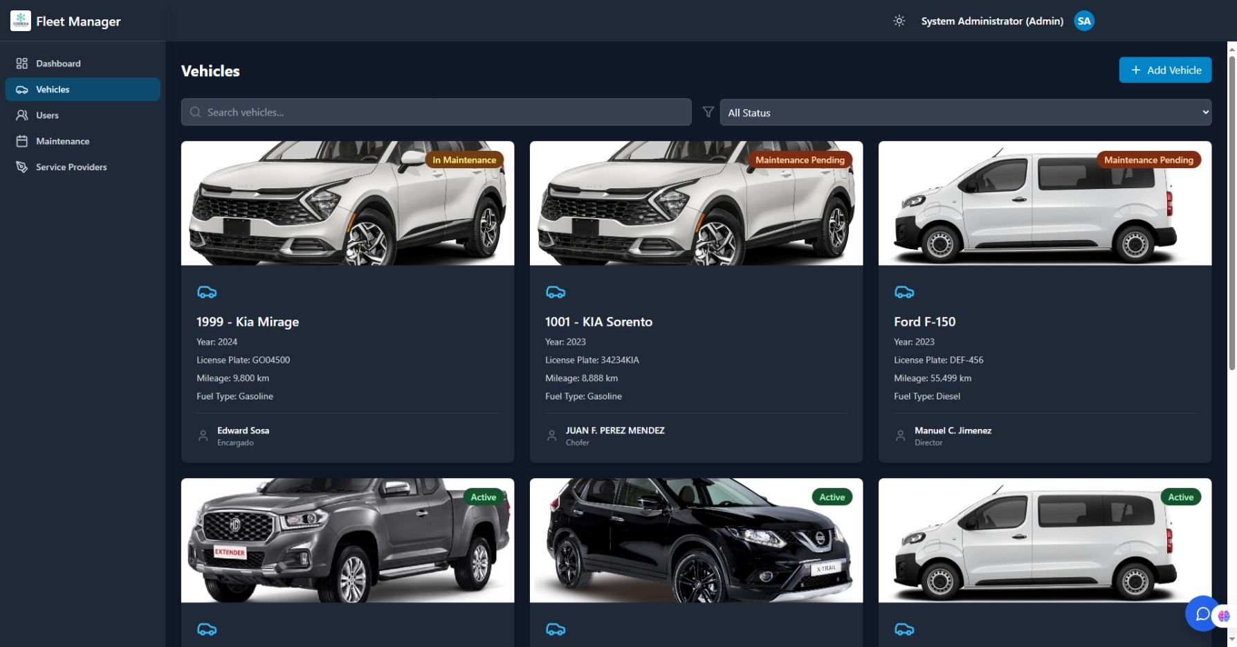 Fleet Management System | Devpost