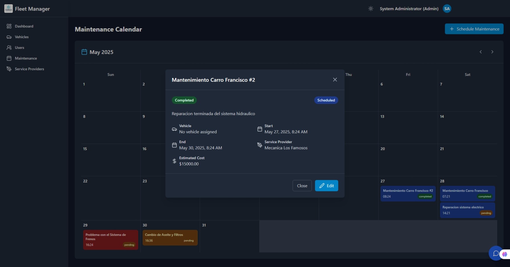 Fleet Management System | Devpost