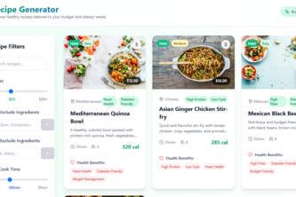 Personalized Recipe Advisor | Devpost