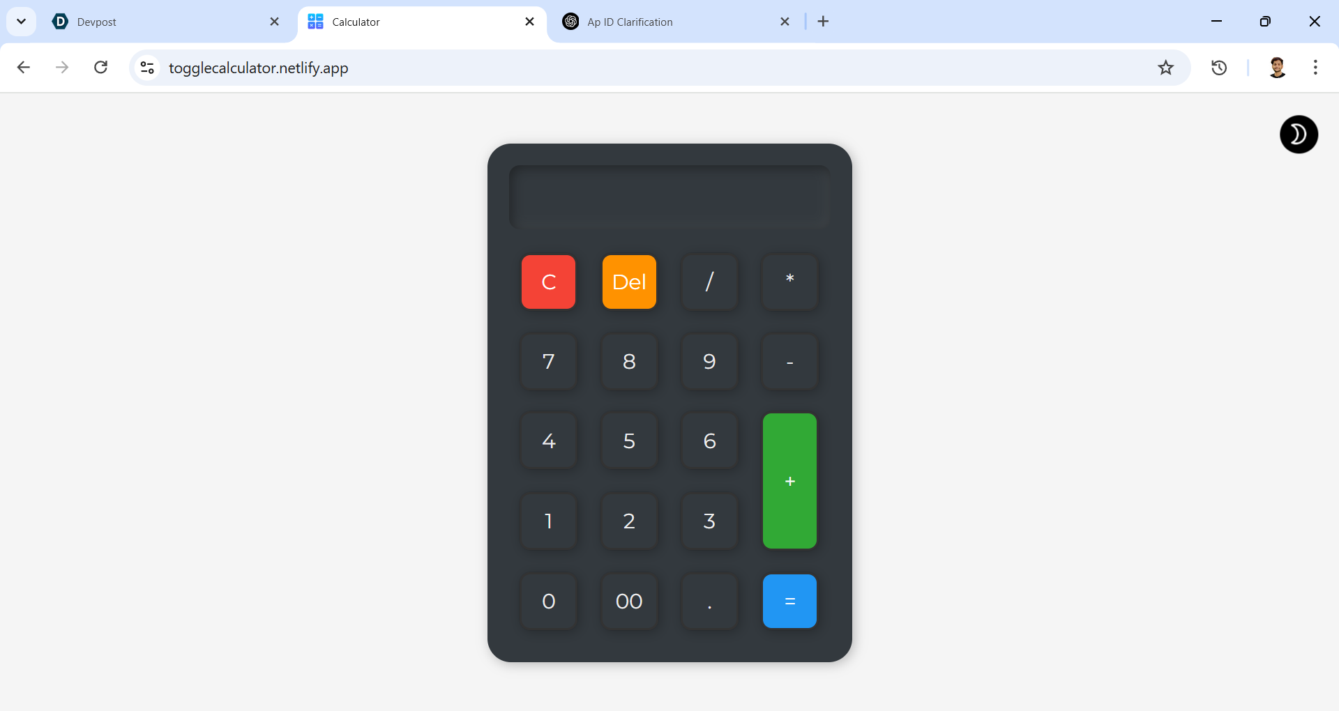 Toggle Calculator | Devpost