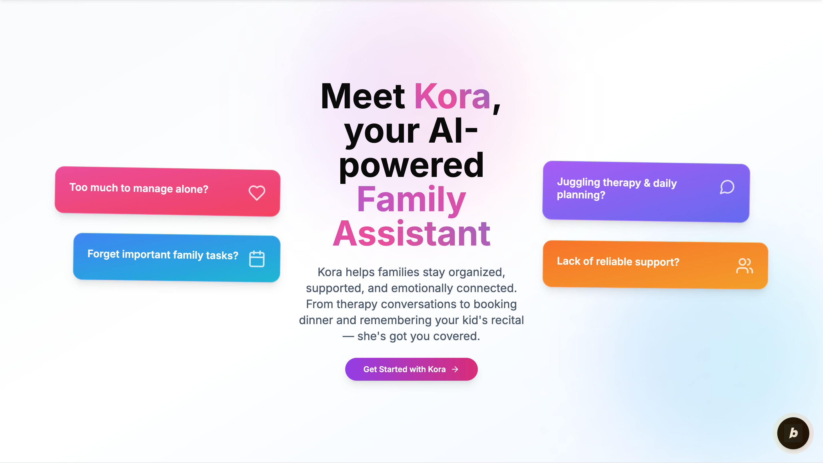Kora AI-Powered Family Assistant | Devpost