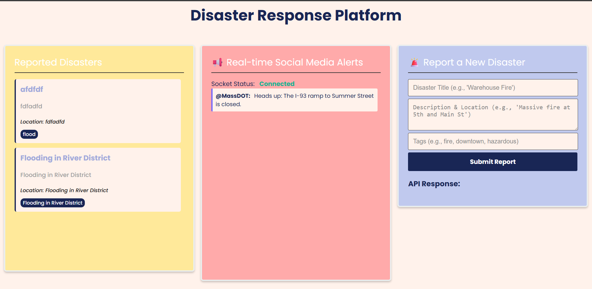 Disaster Response Platform | Devpost